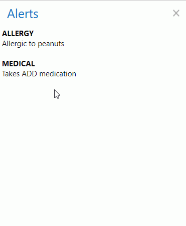 How to View a Student's Alerts