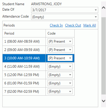 How to Check Out a Student