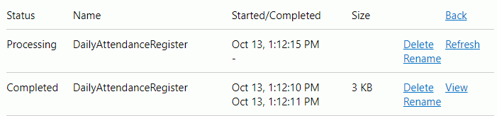 Daily Attendance Register